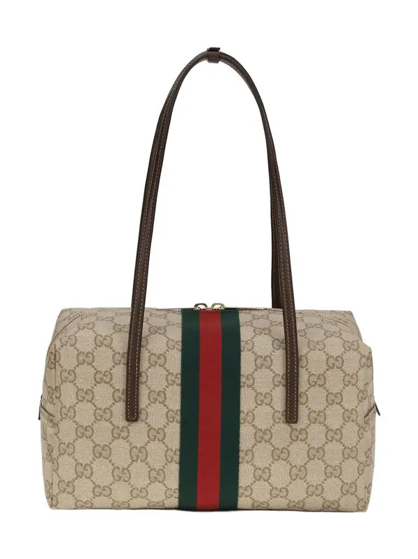 Gucci Medium Boston Melrose Shoulder Bag - Beige