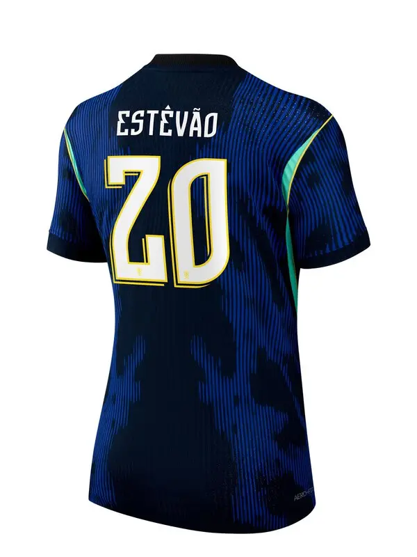 JORDAN Estêvão Brazil National Team 2026 Match Away Dri-fit Adv Soccer Jersey - Blue