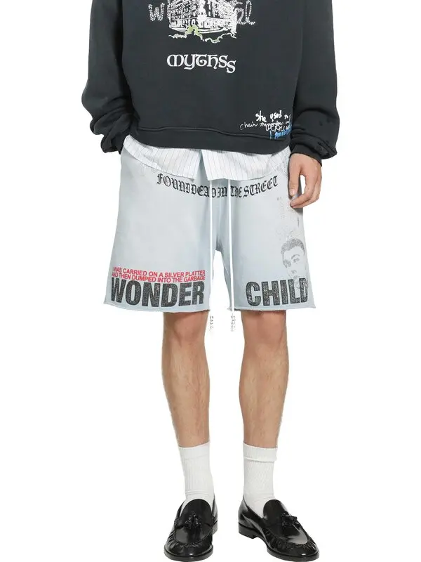 PALY HOLLYWOOD Bobby Driscoll Sweat Shorts - Blue