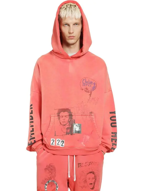 PALY HOLLYWOOD Bella Mcgoldrick X Chelsea Hotel Hoodie - Red