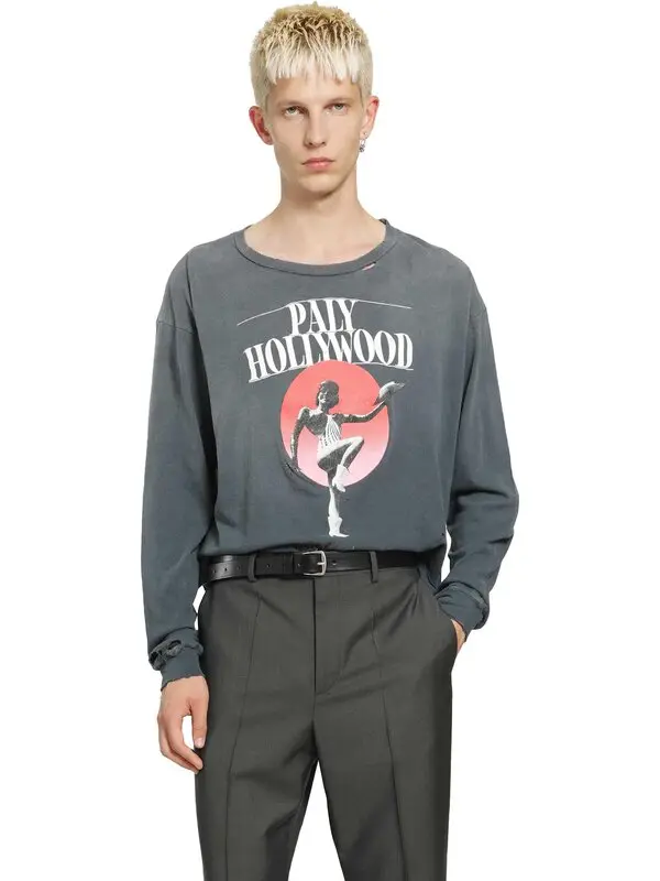 PALY HOLLYWOOD Myra Breckenridge L/s Tee - Black