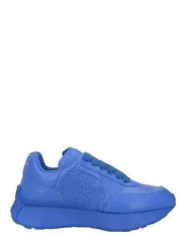 Alexander McQueen Bright Soft Leather Sneakers - Blue