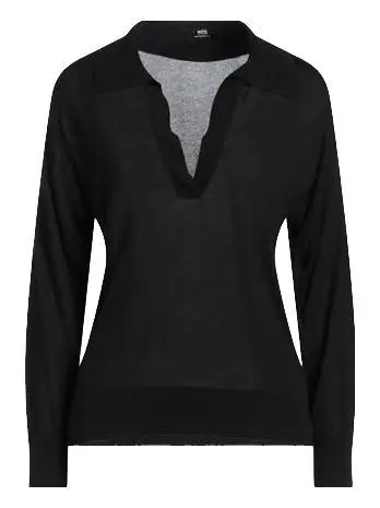 Alpha Studio Modal Cashmere Sweater - Black