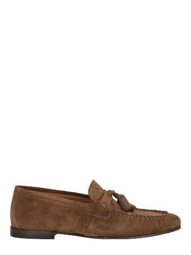 BALDININI Suede Tassel Loafers - Brown