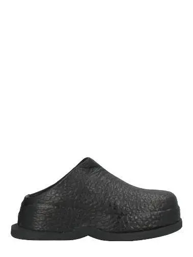 Alexander McQueen Leather Clogs - Black