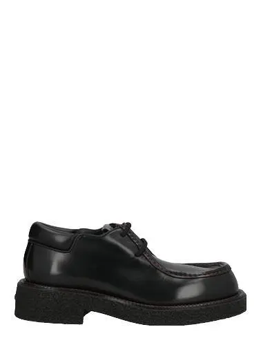 FERRAGAMO Lace Up Shoes Calfskin - Black