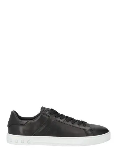 TOD'S Leather Low-top Sneakers - Black