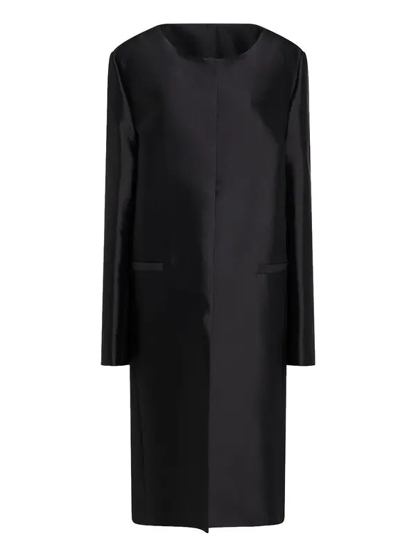 TOTEME Duchesse Silk-satin Coat - Black