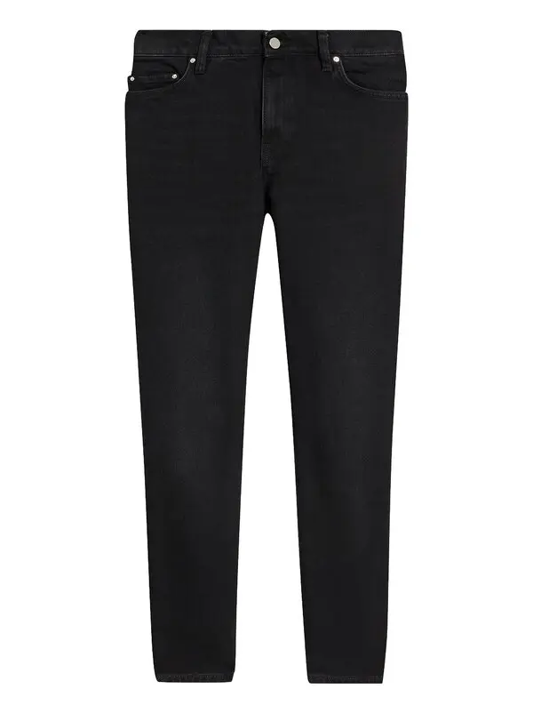 TOTEME Low-rise Tapered Jeans - Black