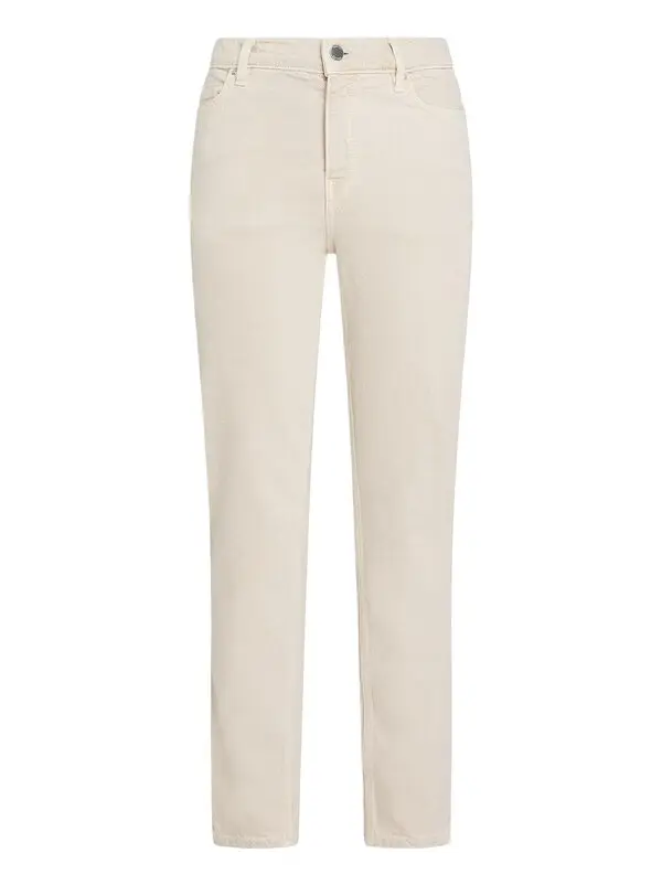 TOTEME Low-rise Tapered Jeans - Beige
