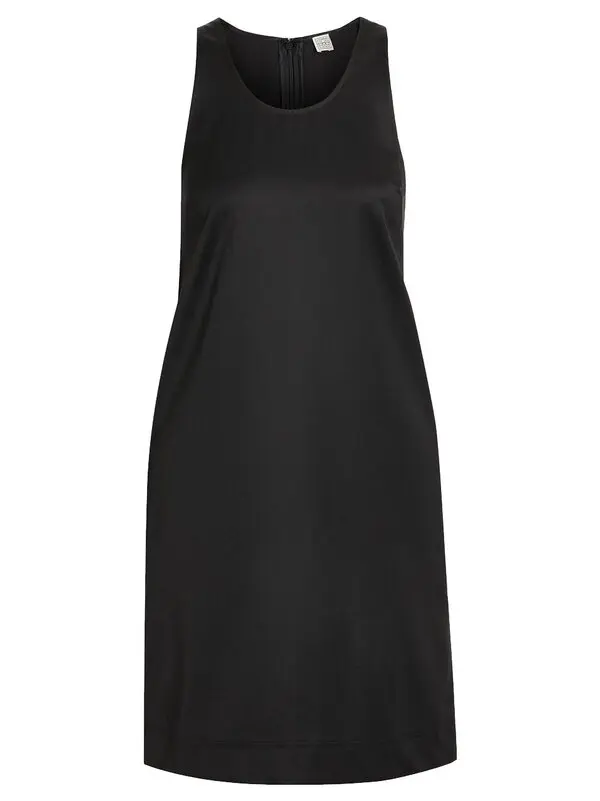TOTEME Satin Mini Dress - Black