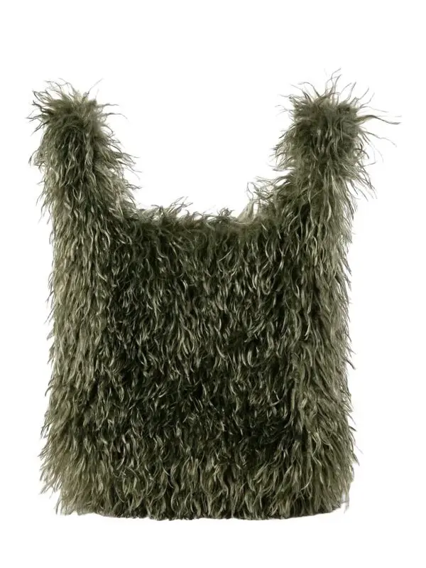 JAKKE Bertha Bag Faux Fur - Green