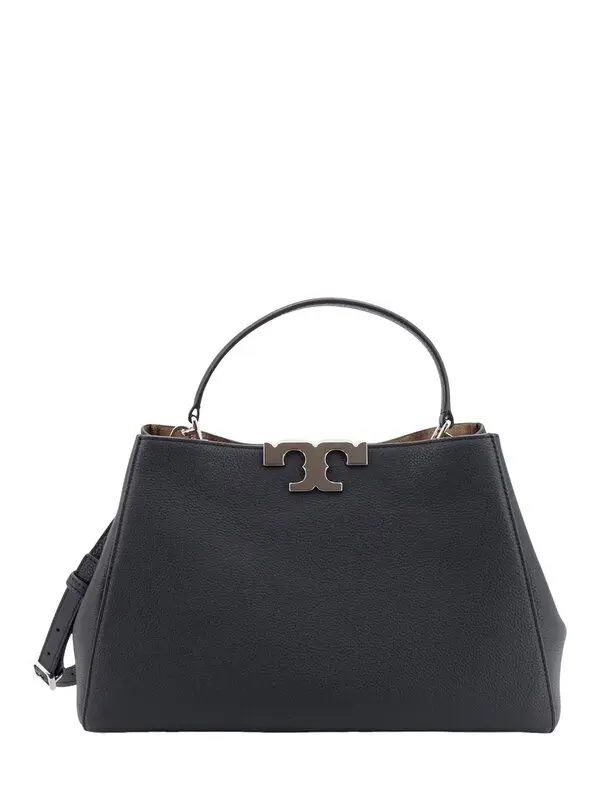 Tory Burch Eleanor Leather Shoulder Bag - Black