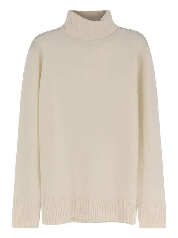 TOTEME Cashmere Turtleneck Sweater - White
