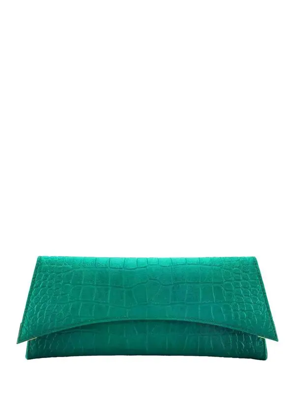 Tyler Ellis Veronica Clutch Bag - Green
