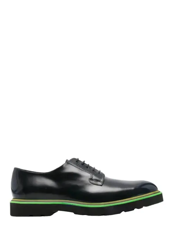 Paul Smith Ras Lace-up Leather Derby Shoes - Blue