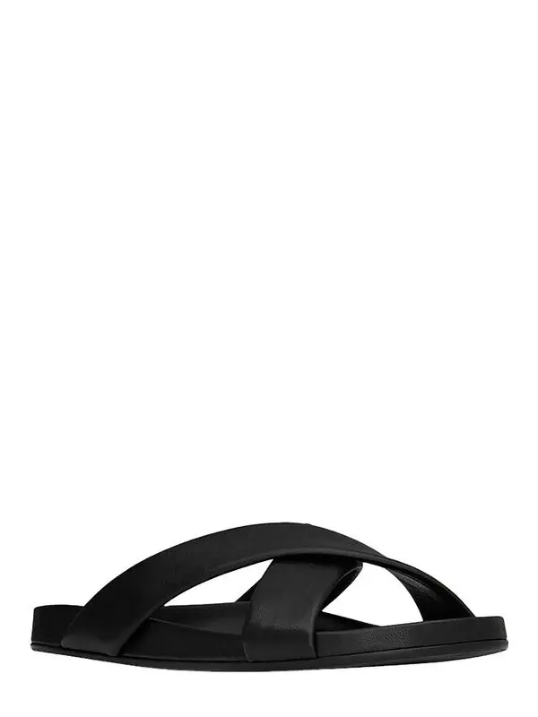 Saint Laurent Nichols Slides - Black
