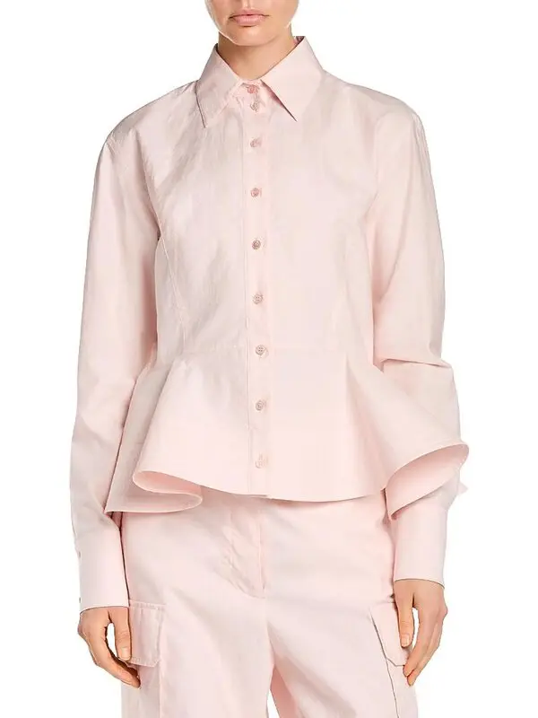 Stella McCartney Peplum Shirt - Baby Pink