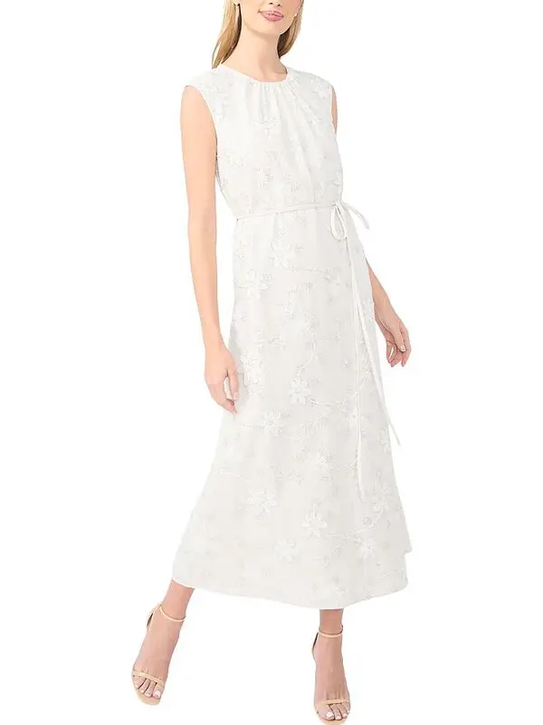Ted Baker London Parker Gathered Neck Maxi Dress - New Ivory