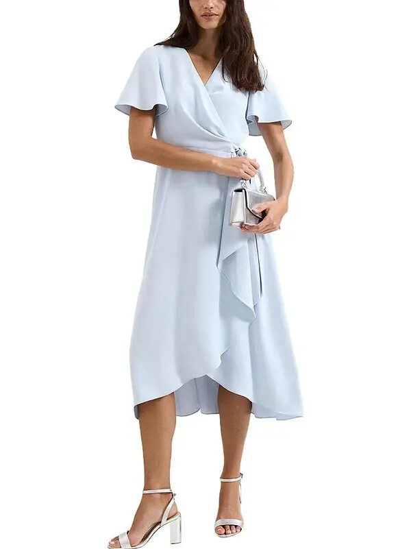 PHASE EIGHT Julissa Wrap Dress - Pale Blue