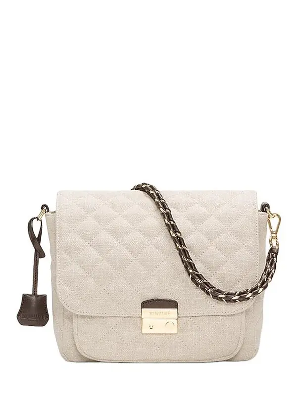 Mz Wallace Crosby Quilted Crossbody Bag - Sandy Line