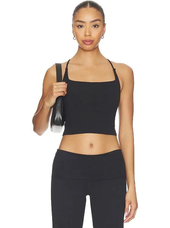 Vuori All The Feels Strappy Back Tank - Black