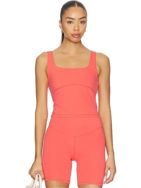 Vuori All The Form Tank - Bright Coral