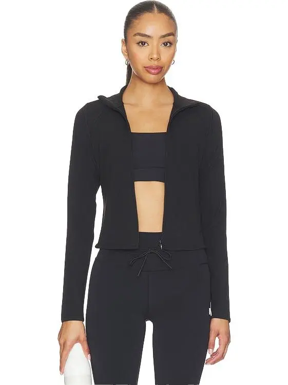 Vuori All The Feels Full Zip Jacket - Black