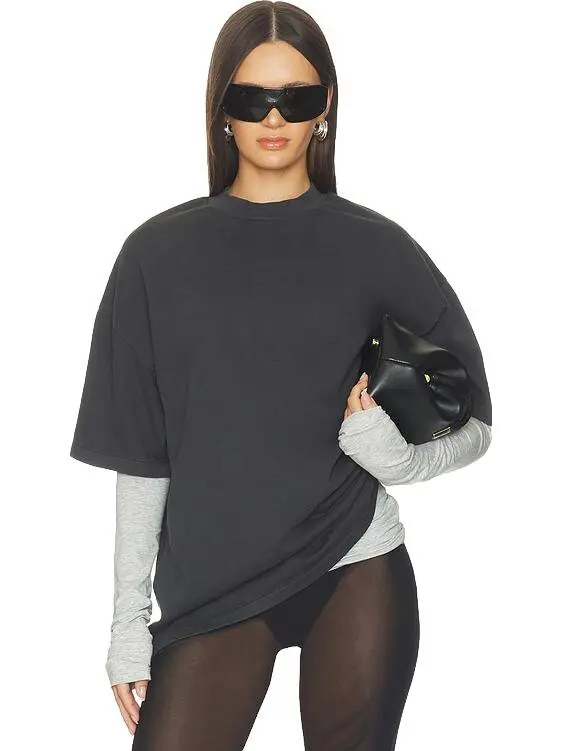Fear Of God Signature 90's Fit Tee - Faded Black
