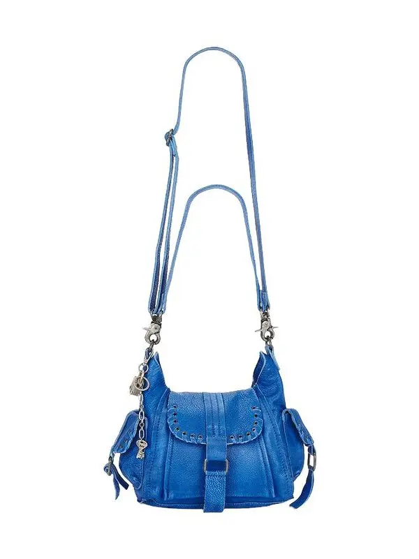 Free People Baby Leigh Shoulder Bag - Sapphire