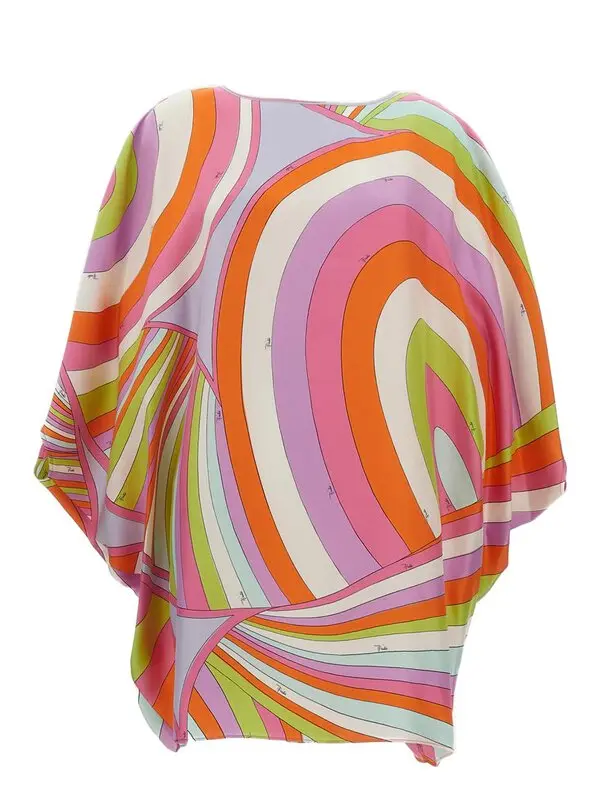 Emilio Pucci Printed Silk Kaftan - Multicolor