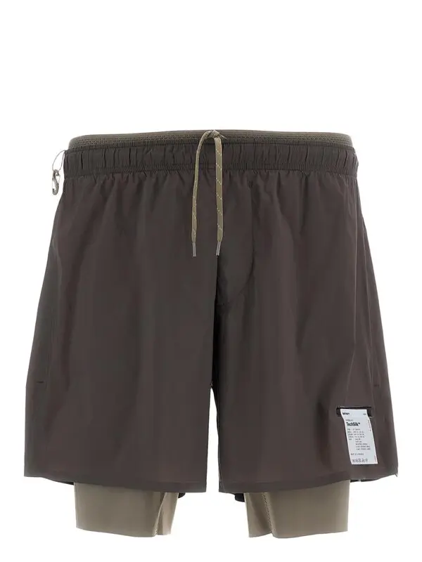 Satisfy Techsilk Running Shorts - Brown