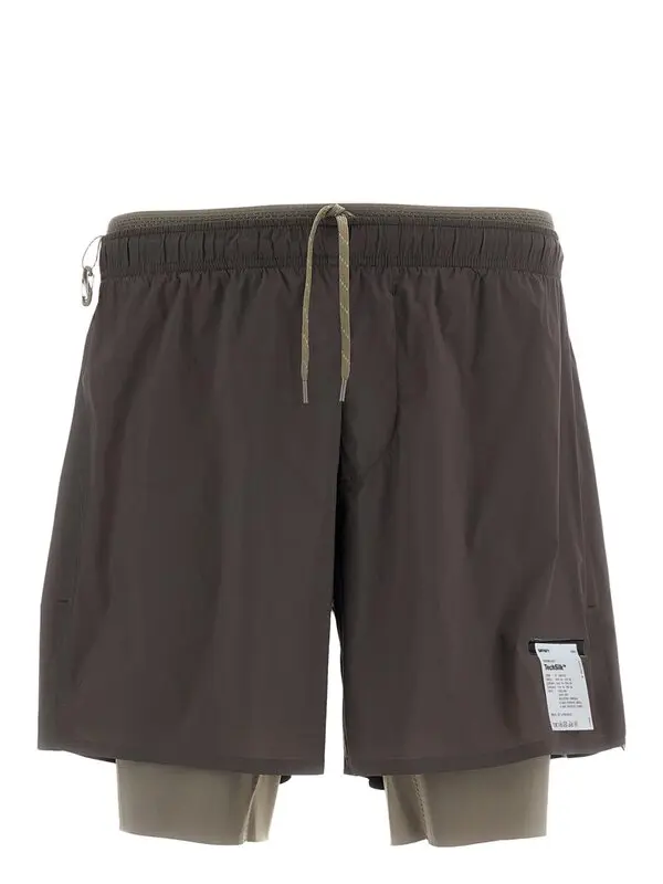 Satisfy Techsilk Running Shorts - Brown