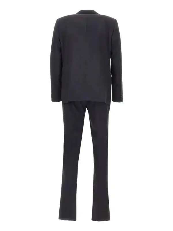 MARCHESANI Single-breasted Wool Suit - Blue