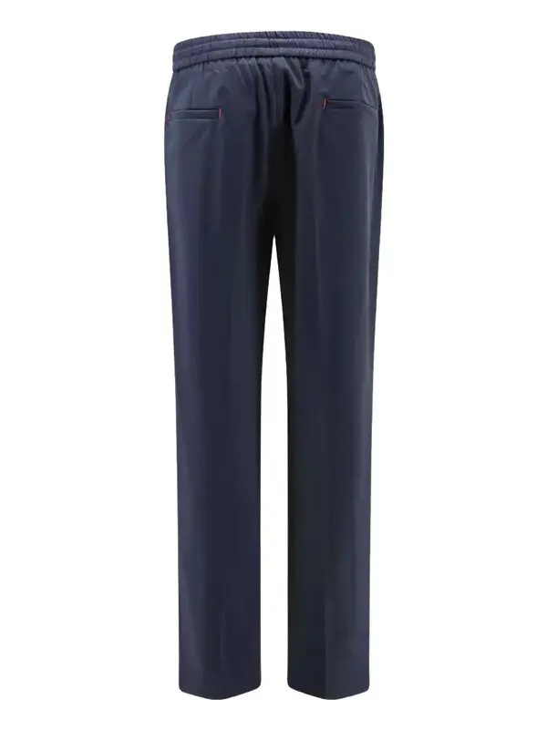 AMARANTO Drawstring-waist Trousers - Blue