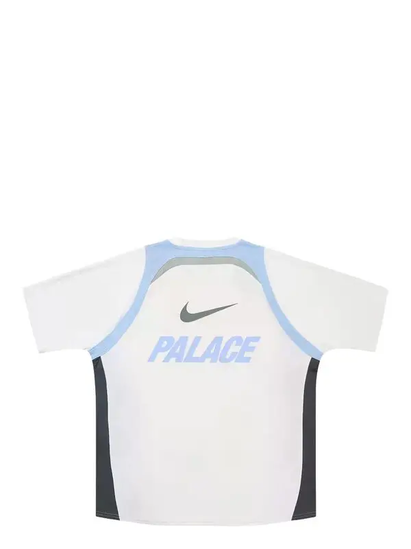 PALACE X Nike Logo-print Panelled T-shirt - White