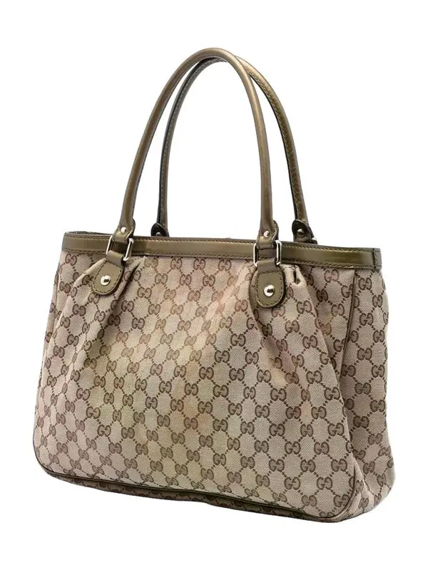 Gucci Gg Canvas Sukey Tote Bag - Neutrals