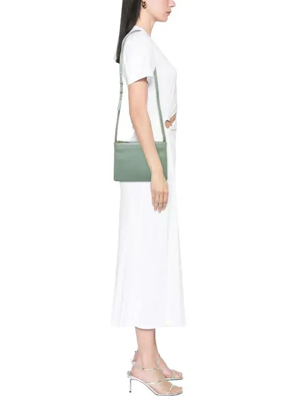 Celine Large Lambskin Trio Crossbody Bag - Green