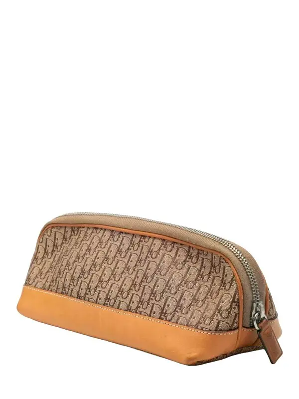 Dior Diorissimo Trotter Canvas Pouch - Brown