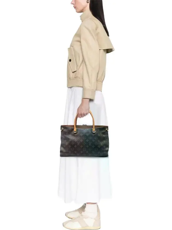 LOUIS VUITTON Monogram Canvas Pallas Mm Satchel - Brown