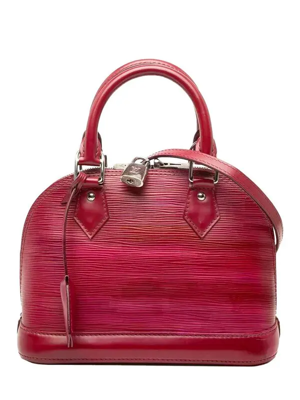 LOUIS VUITTON Epi Alma Bb Satchel - Red