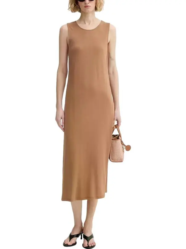 Marc O'polo Sleeveless Twist Detail Dress - Brown