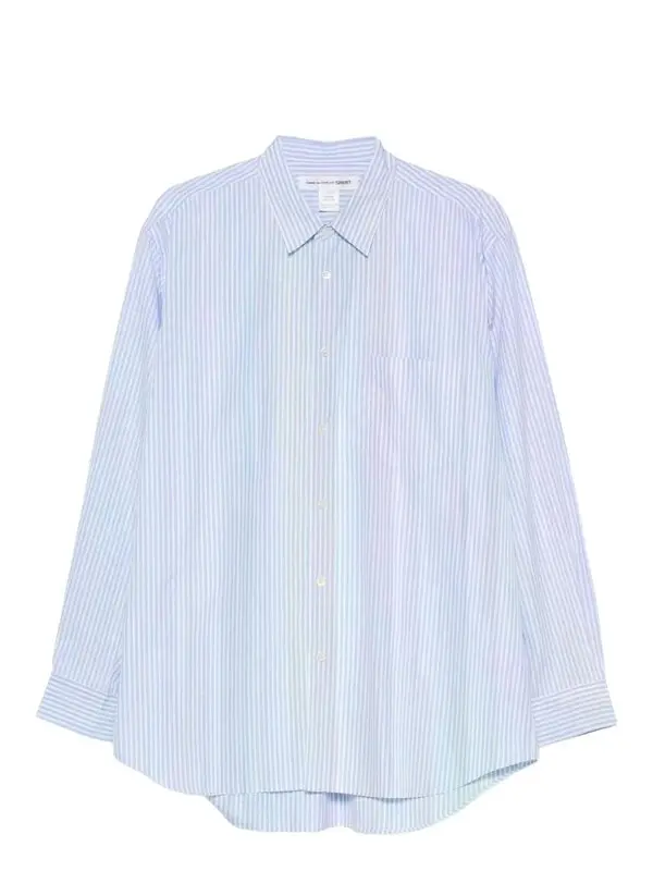 Comme Des Garçons Striped Shirt - Blue