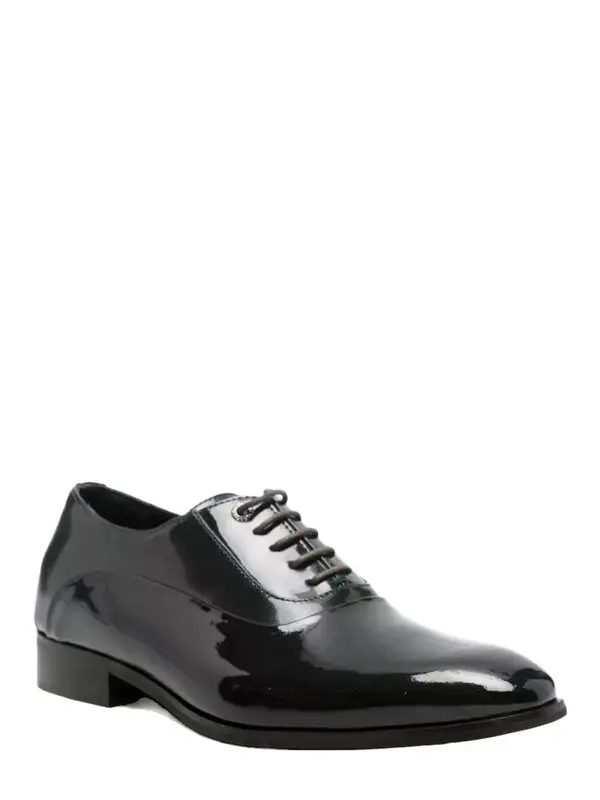 CARLO PIGNATELLI Patent Leather Oxford Shoes - Blue