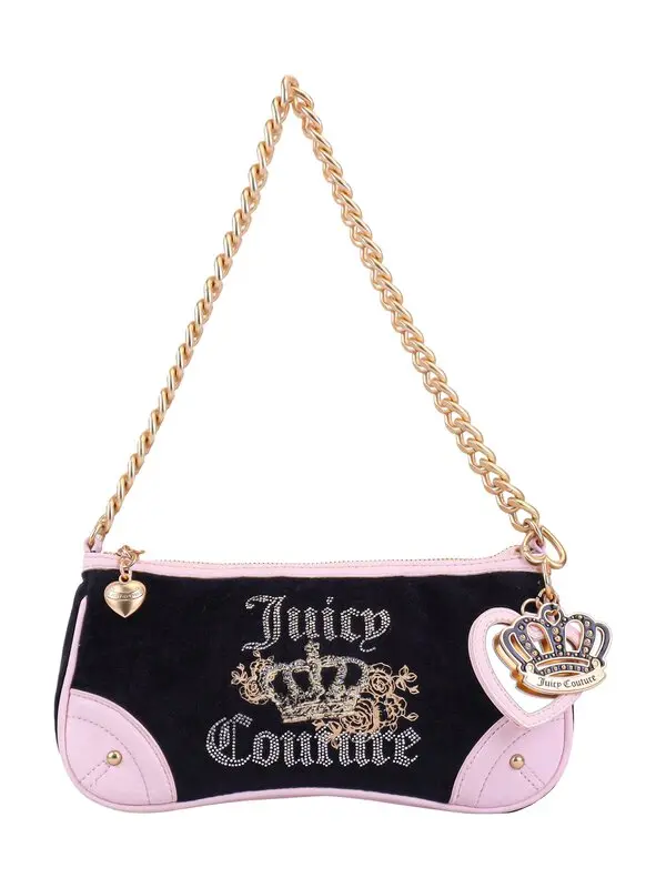 Juicy Couture Royal Bloom Shoulder Bag - Liquorice