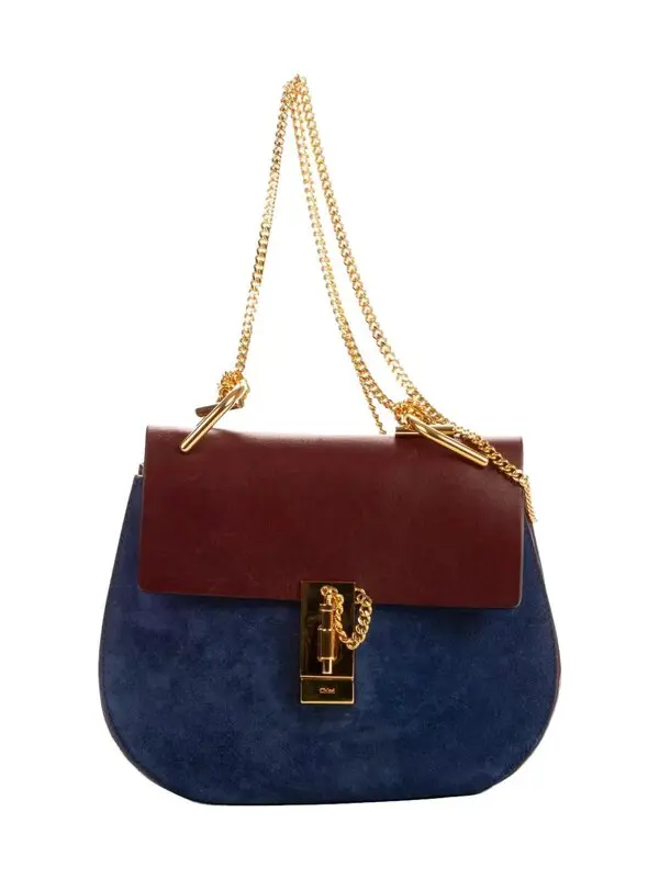 Chloé Leather Shoulder Bag - Blue