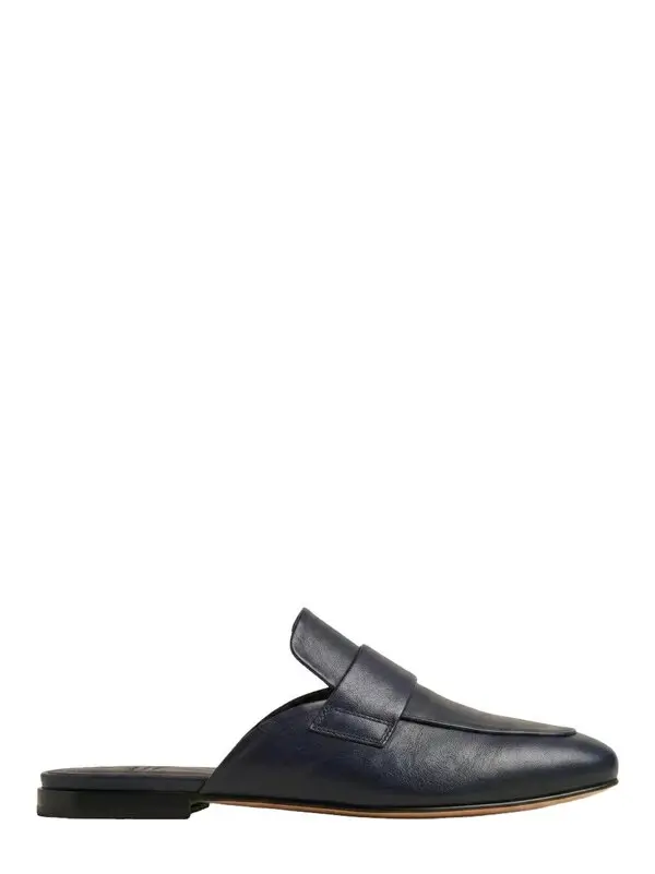 Officine Creative Blair 010 Leather Mules - Blue