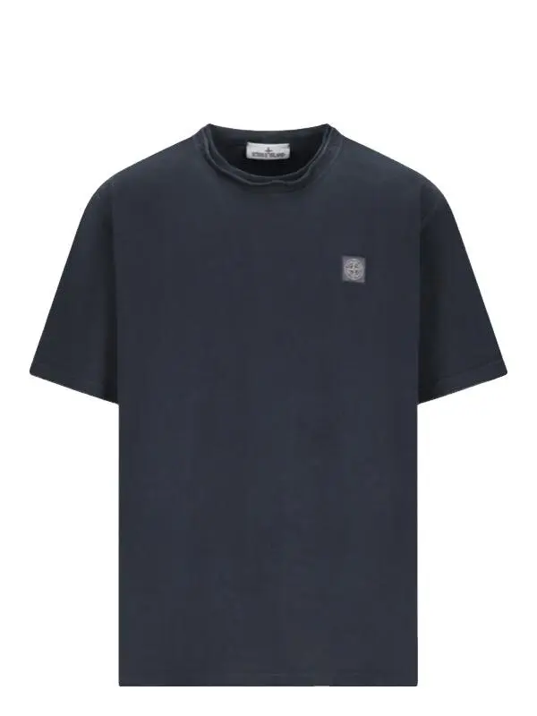Stone Island Compass-patch T-shirt - Blue