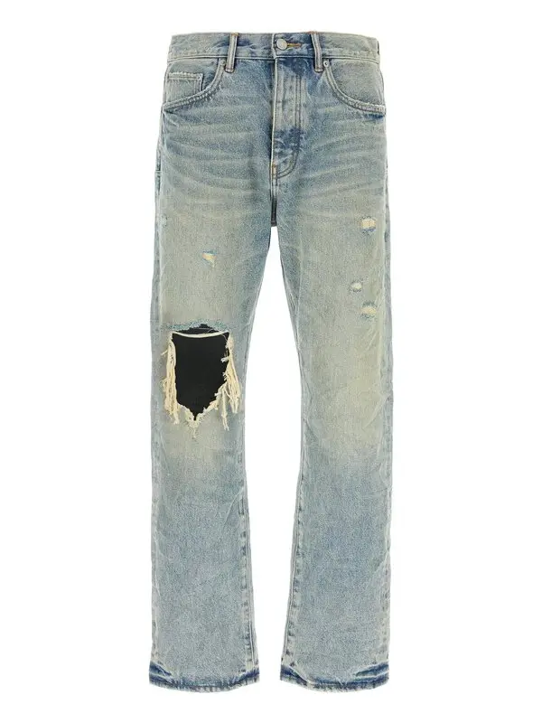 PURPLE BRAND Straight Leg Jeans - Blue