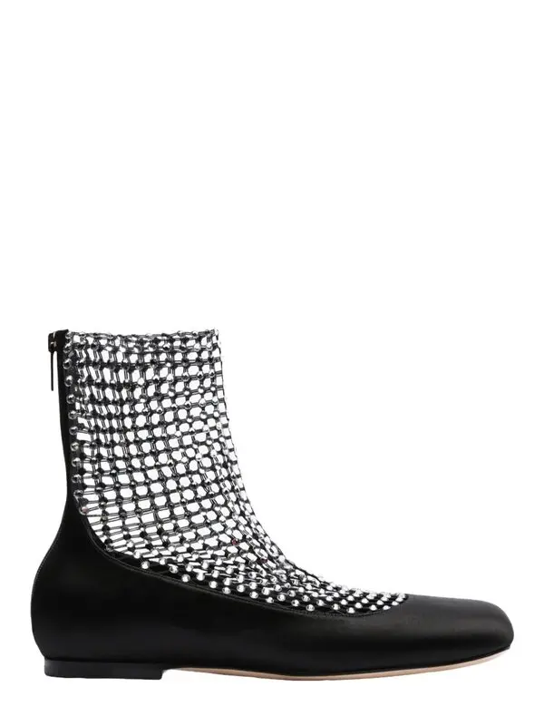 Rene Caovilla Galaxia Ballerina Boots - Black